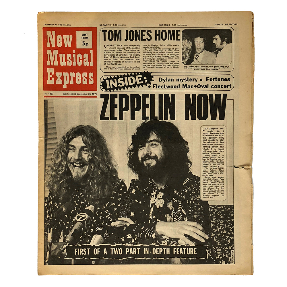 Magazine New Musical Express (1971) - Zepfan