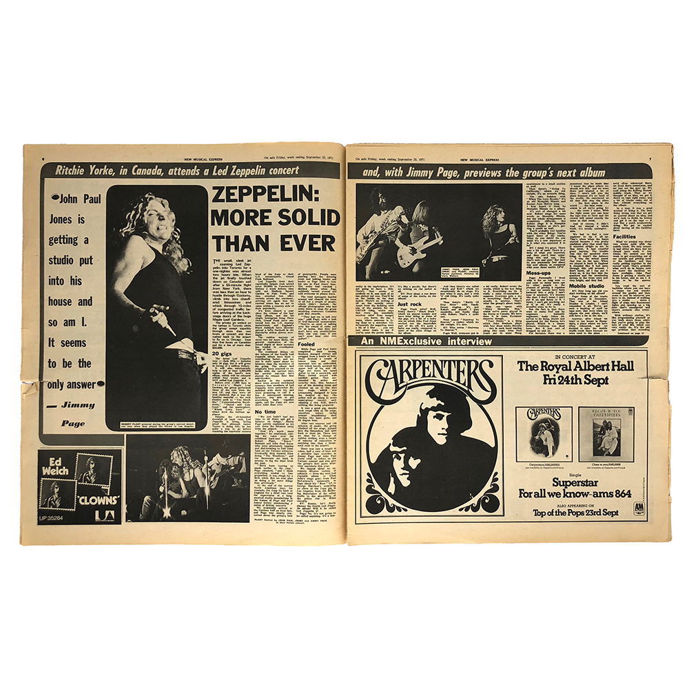 Magazine New Musical Express (1971) - Zepfan