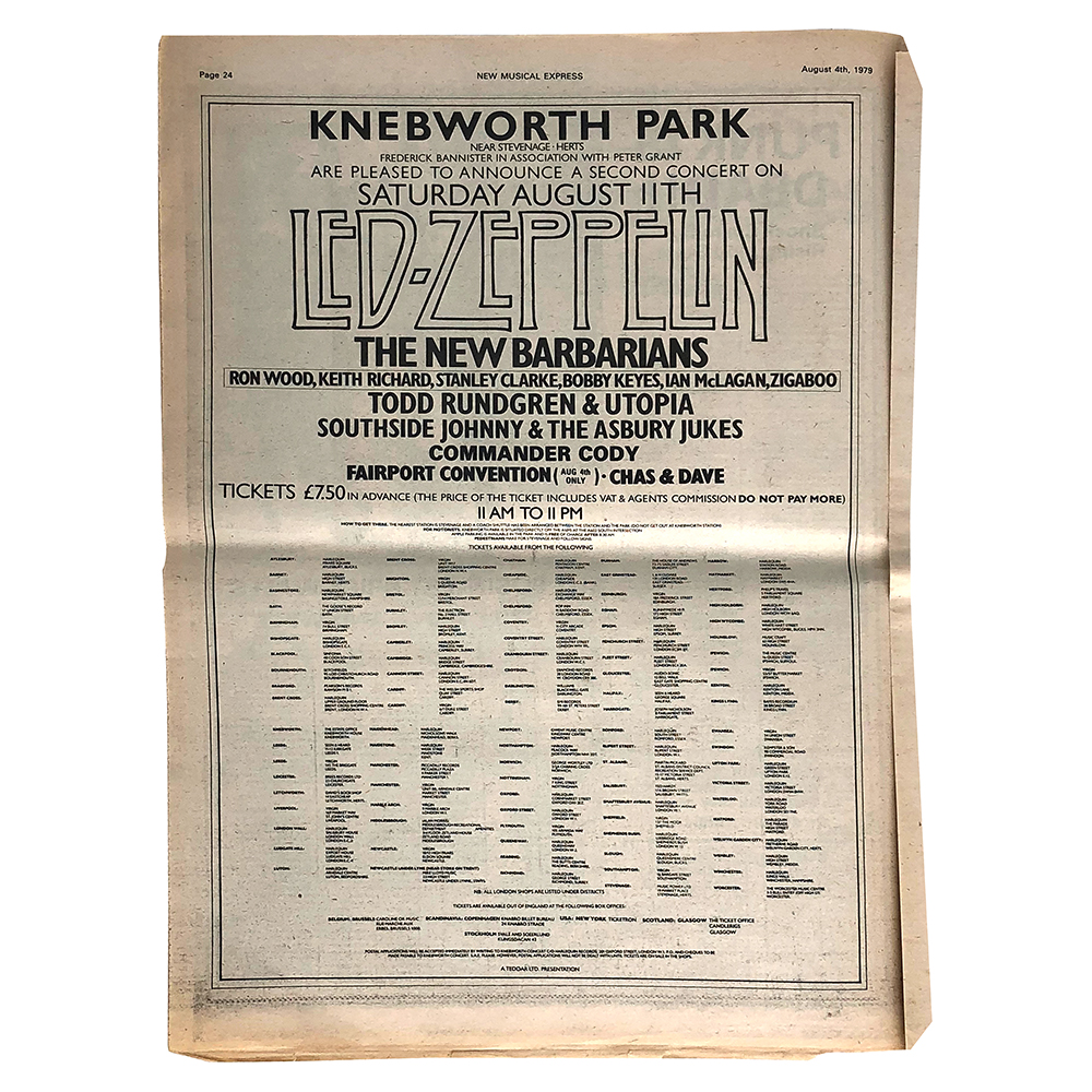 Magazine New Musical Express (1979) - Zepfan
