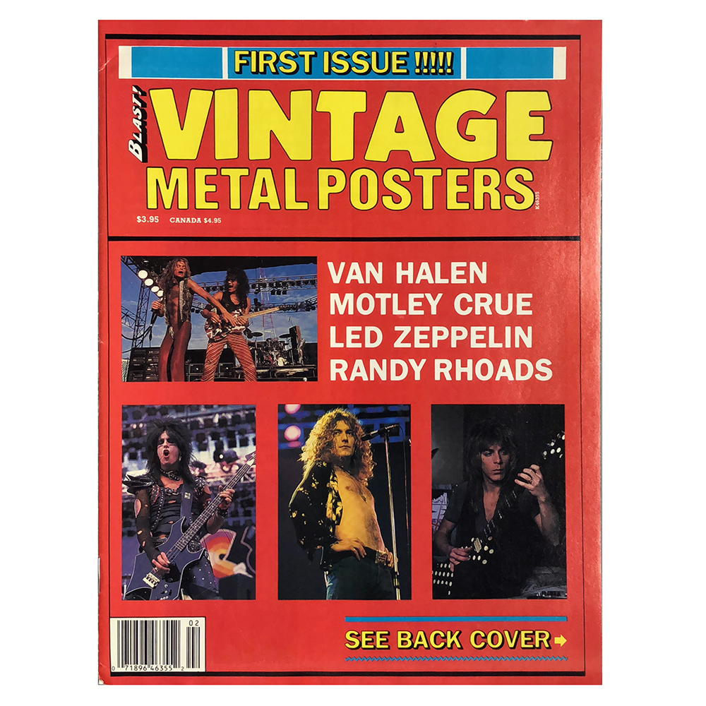 Magazine Blast! Vintage Metal Posters (1988) - Zepfan