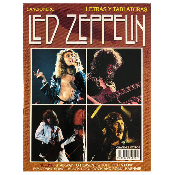 Songbook Led Zeppelin (Mexico) - Zepfan