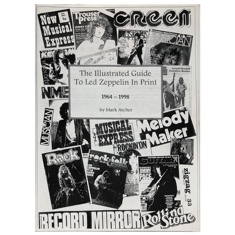 Book The Illustrated Guide to Led Zeppelin in Print 1964-1998 (UK) - Zepfan
