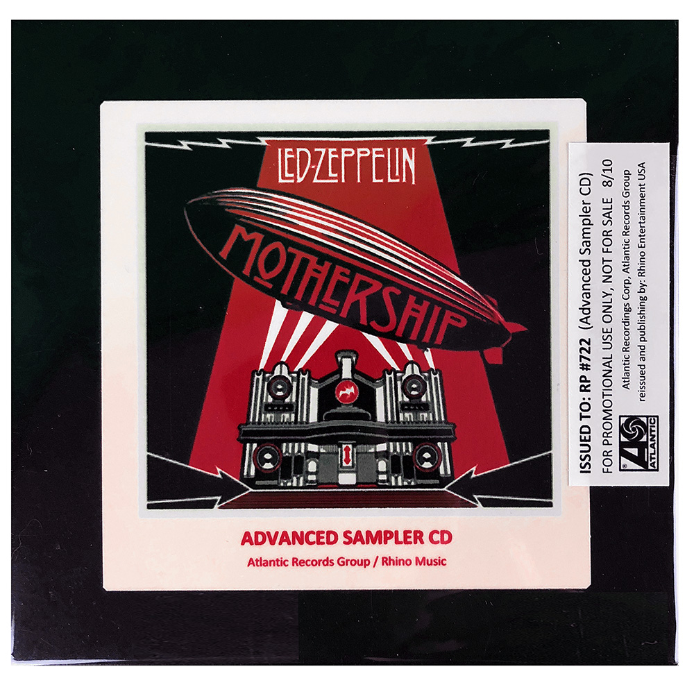 Advance Tapes Led Zeppelin Coda Cd Cover