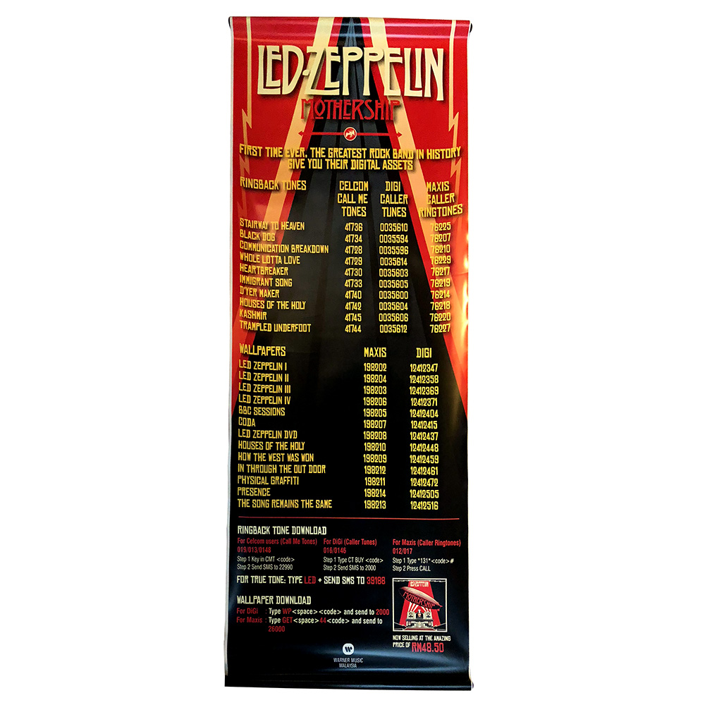 Mothership Display, Banner Ringtones (Malaysia) - Zepfan