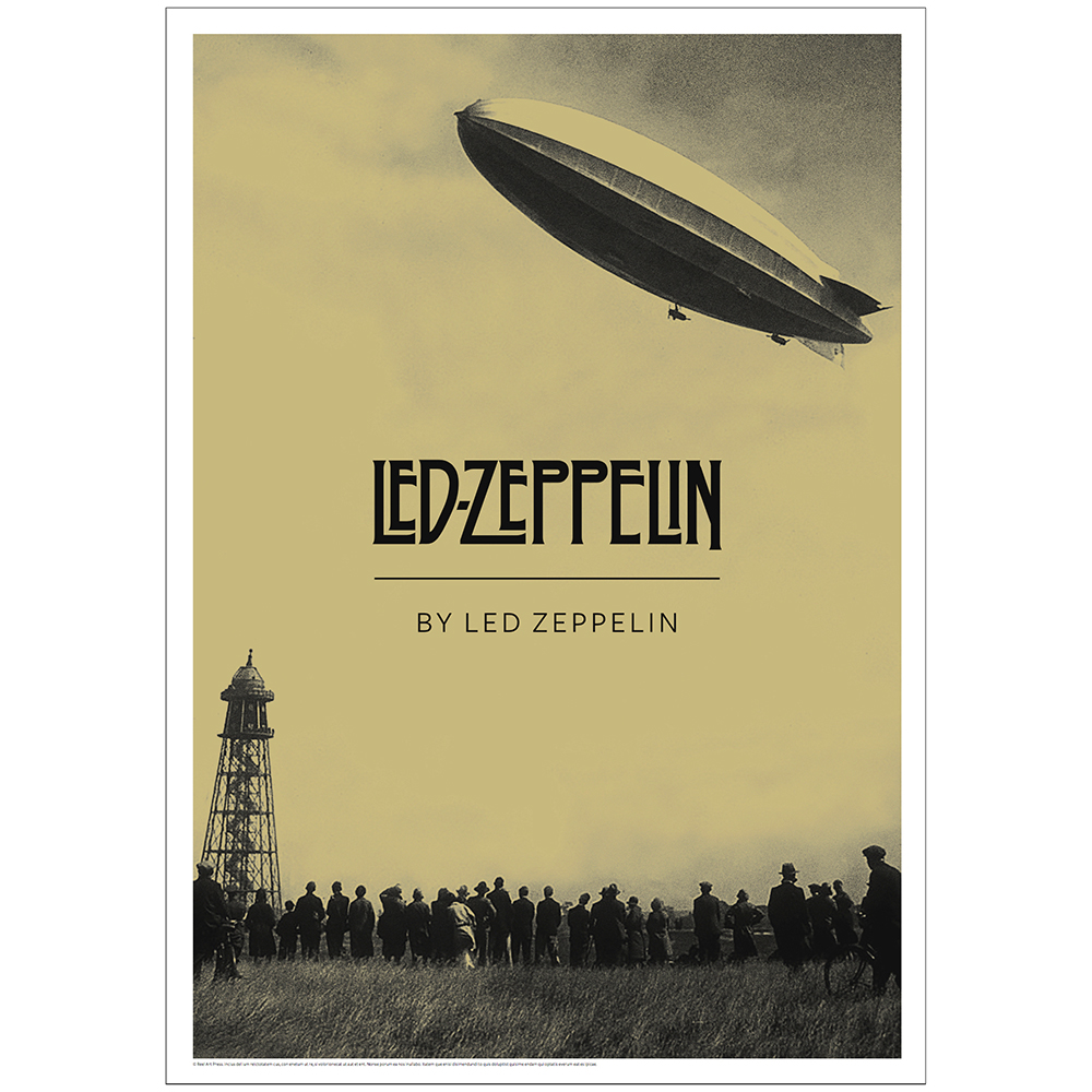 50th Anniversary Led Zeppelin by Led Zeppelin, Poster (2018) - Zepfan