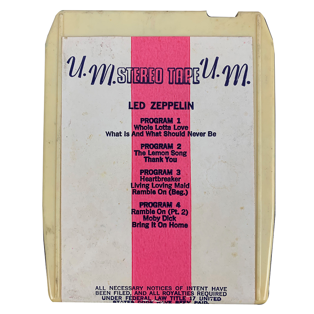 8-Track Led Zeppelin II - Zepfan