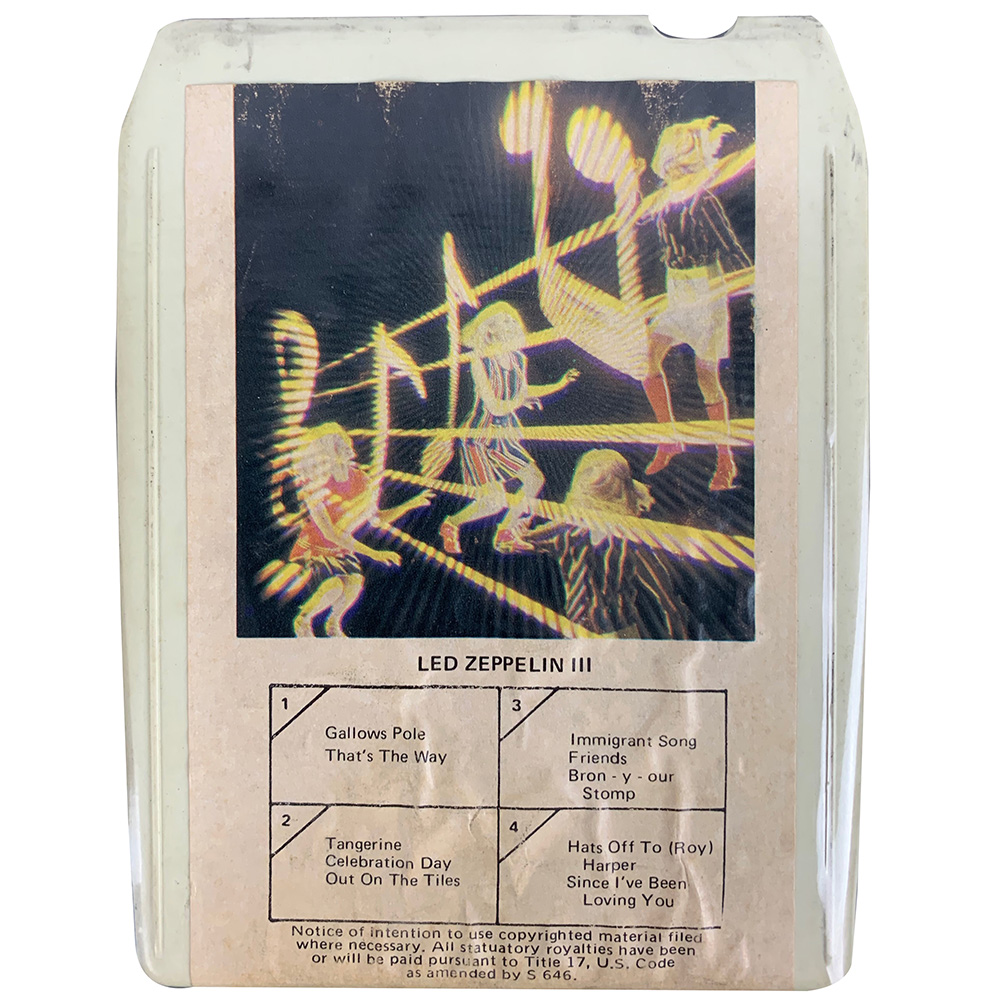 8-Track Led Zeppelin III - Zepfan