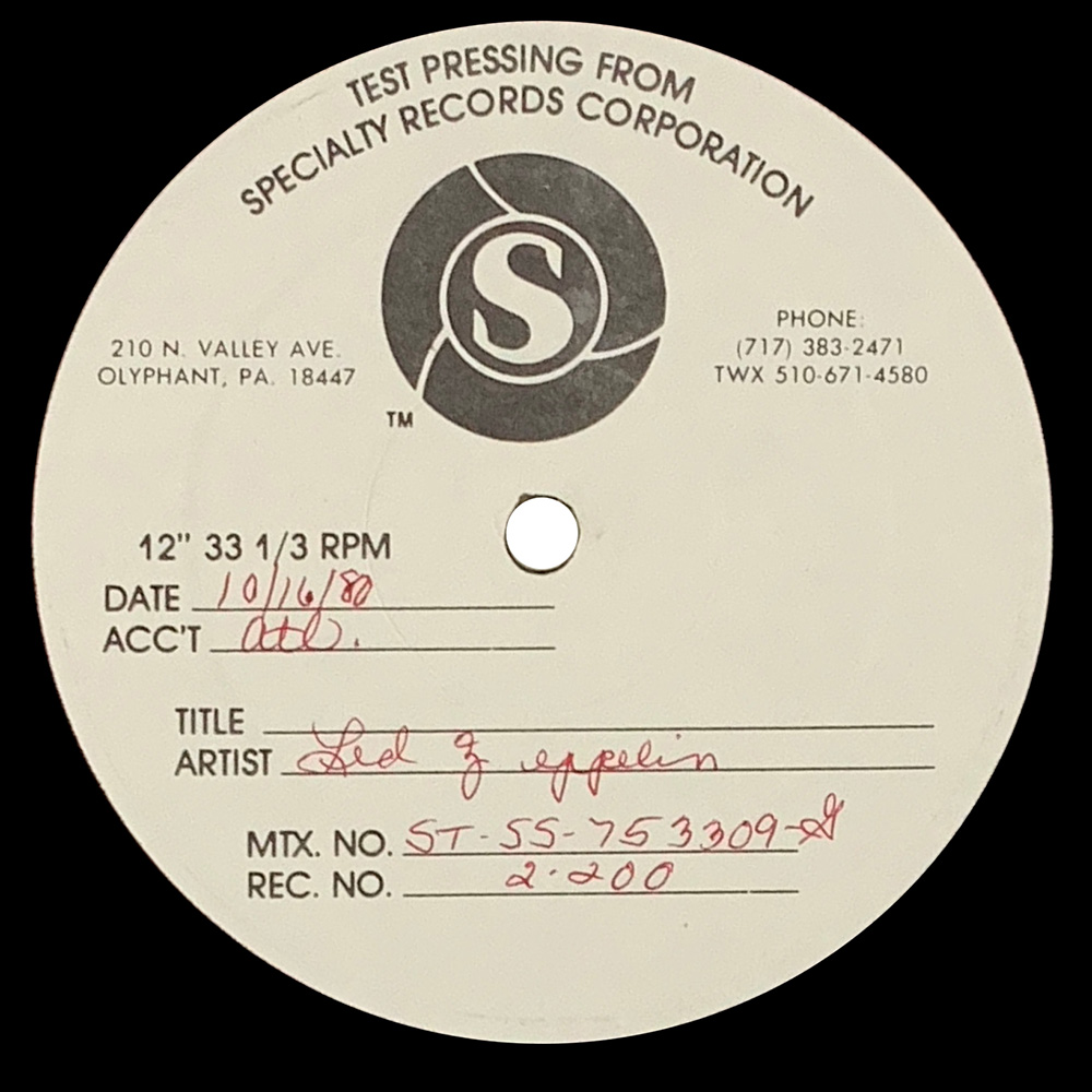 LP Physical Graffiti USA (2-200) Test Pressing - Zepfan