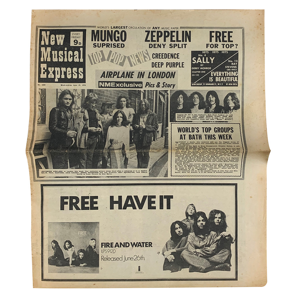Magazine New Musical Express (1970) - Zepfan