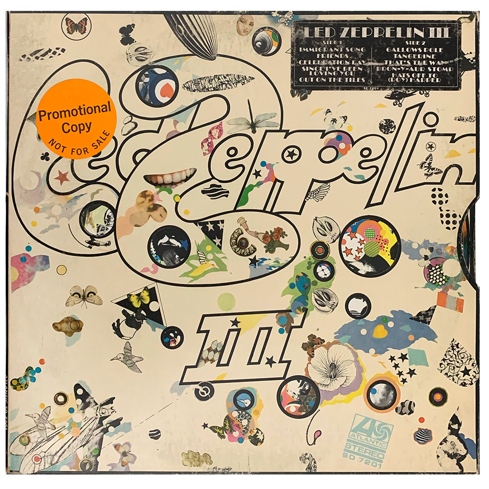 LP Led Zeppelin III USA (SD 7201) Promo #2 - Zepfan