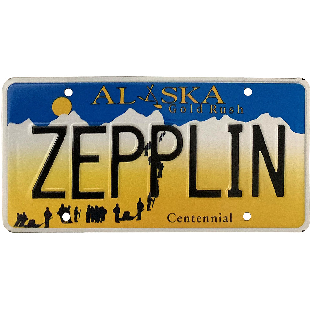 License Plate, Alaska - Zepfan