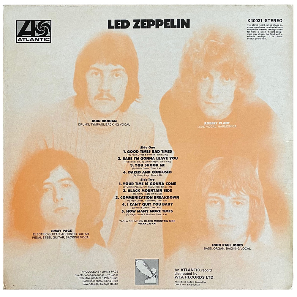 LP Led Zeppelin Ireland (K 40031) #1 - Zepfan
