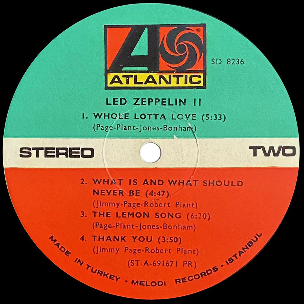 LP Led Zeppelin II Turkey (SD8236) #4 - Zepfan