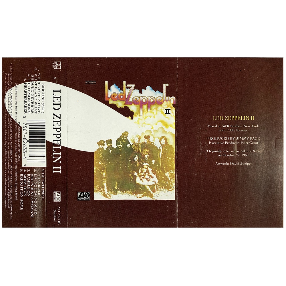 Cassette Led Zeppelin II USA (82633-4) - Zepfan